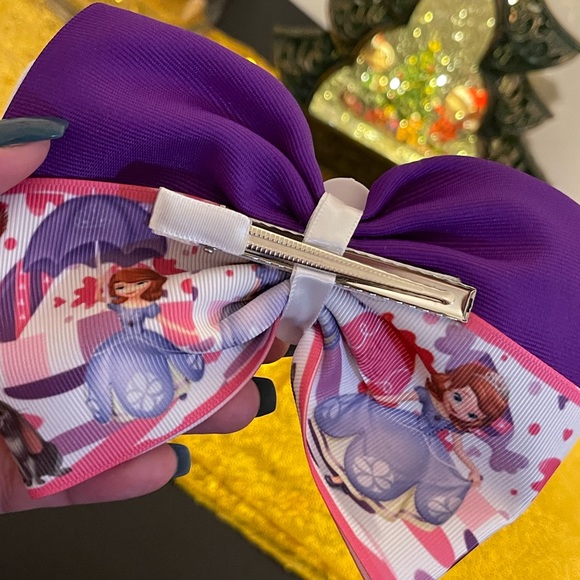 Handmade | Accessories | Sofia The First Hair Bow | Poshmark